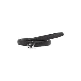 Calvin Klein Ledergürtel »CK BUCKLE SKINNY BELT 1.5_MONO« mit Logo-Print Black Mono