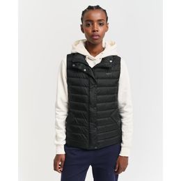 Gant Steppweste »LIGHT DOWN VEST« mit Logodruck auf der Brust Black S S Leichte Steppweste von Gant
