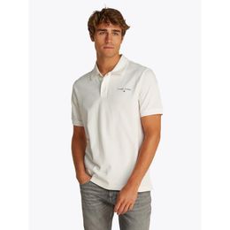 Tommy Jeans Poloshirt »TJM REG LINEAR POLO EXT« Mit Rundhalsausschnitt Ecru L L Poloshirt von Tommy Jeans