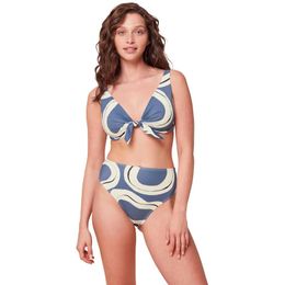 Triumph Bikini-Hose »Summer Allure Highwaist brief« moderner Druck BLUE COMBINATION 42 - N-Gr N-Gr 42 Modische High-Waist Bikini-Hose