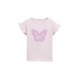 Tom Tailor T-Shirt mit Volants charming lavender 104 104 T-Shirt von Tom Tailor Kids