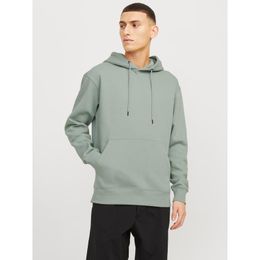 Jack & Jones JACK & JONES Kapuzensweatshirt &raquo;JJESTAR BASIC SWEAT HOOD NOOS&laquo;, mit Rippb&uuml;ndchen Iceberg Green S S Herren-Hoodie von Jack & Jones