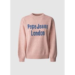 Pepe Jeans Strickpullover »NALA« mit Schriftzug LIGHT PINK XL (42) XL (42) Pullover NALA von Pepe Jeans