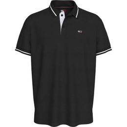 Tommy Jeans Poloshirt »TJM REG TIPPED POLO« mit Streifendetails black L L Poloshirt von Tommy Jeans