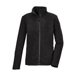 Killtec Fleecejacke »KOW 90 MN KNTFLC JCKT« Microfleecejacke mit Stehkragen, verschließbaren Taschen, Kinnschutz anthra M M Herren Microfleece Jacke