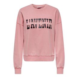 Only Sweatshirt »ONLPENELOPE L/S BEADS O-NECK SWT« Rose Elegance Print:Avenir XS (34) XS (34) Sweater von Only