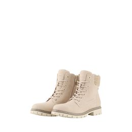 Tom Tailor Damen Wasserdichte Stiefel mit Fütterung, beige, Uni, Gr. 37