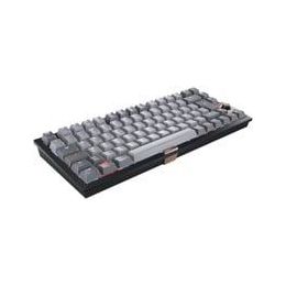 KW 300 MX, Gaming-Tastatur grau/schwarz, DE-Layout, Cherry MX2A Brown