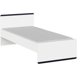 Kinderbett Demeyere Group "REVERSO Bett", weiß (matt weiß), B:95cm H:80,6cm, Betten, Robustes Bettgestell aus Holz