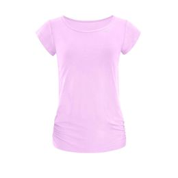 Sporttop WINSHAPE "AET130LS", Damen, Gr. S, rosa (lavender rose), 85% Polyester, 15% Elasthan, Rundhals, Tops Sporttop, Functional Soft and Light