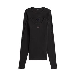 Tommy Jeans Shirt 'Essential' female Black size M