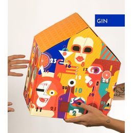 Gin Adventskalender Art Edition (37,5 - 48 % Vol. 0,48 Liter)