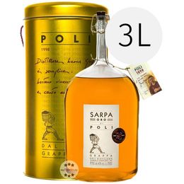 Poli Distillerie Poli Grappa Sarpa Oro di Poli Big Mama 3 L (40 % vol. 3 Liter)