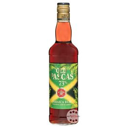 Old Pascas 73 Jamaica Dark Rum (73 % Vol. 0,7 Liter)