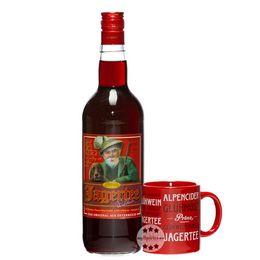 Fein-Brennerei Prinz Prinz Jagertee Waldbeer mit Tasse (40 % Vol. 1 Liter)