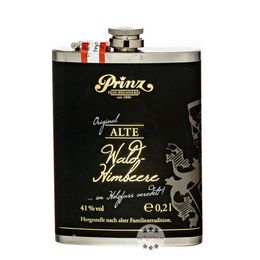 Fein-Brennerei Prinz Prinz Flachmann Alte Wald-Himbeere (41 % Vol. 0,2 Liter)