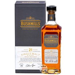 Bushmills 21 Jahre Single Malt Irish Whiskey (40 % Vol. 0,7 Liter)