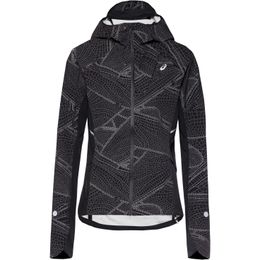 asics Limited Series Lite-Show Laufjacke Damen - schwarz - Gr. L - Polyimid/Elastan