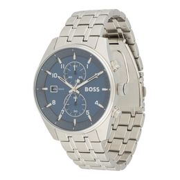 BOSS Uhr 'Skytraveller' Herren Gr&ouml;&szlig;e One Size navy / silber