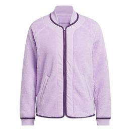 adidas Performance Athletic Fleece Jacket 'Go-To' female Purple size XL