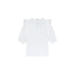 Scalpers Scpoplin Puff Top ' ' Damen Gr&ouml;&szlig;e S offwhite