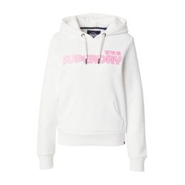 Superdry Sweatshirt Damen Größe XL creme / pink