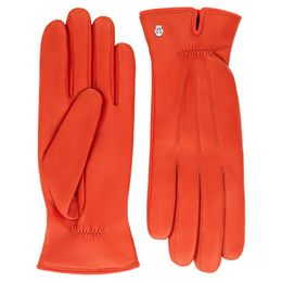 Roeckl Lederhandschuhe 'ANTWERPEN' Damen Größe L/XL dunkelorange