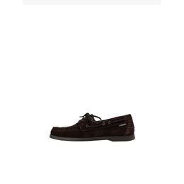 Scalpers Sccuriel Boat Shoes ' ' Herren Gr&ouml;&szlig;e 46 braun / dunkelbraun