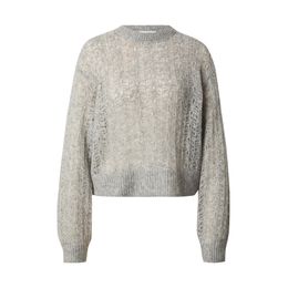 EDITED Pullover aus Wollmix 'Makamae' Damen Gr&ouml;&szlig;e L grau