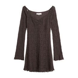 Bershka Kleid Damen Gr&ouml;&szlig;e 34 schoko Winterkleid