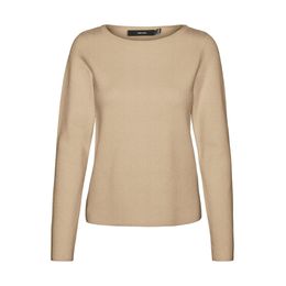 V&eacute;ro Moda Vero Moda Pullover 'VMGOLD NEEDLE' Damen Gr&ouml;&szlig;e XS dunkelbeige