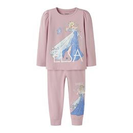name it Schlafanzug 'NMFAplisa Frozen' M&auml;dchen Gr&ouml;&szlig;e 110 blau / flieder / wei&szlig;