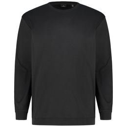 Große Größen Ragman Longsleeve aus Pima-Baumwolle Farbe schwarz Größe: 3XL