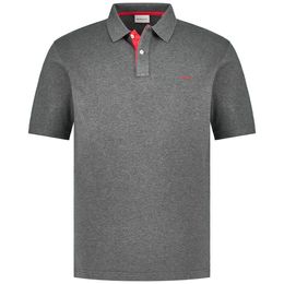 Gro&szlig;e Gr&ouml;&szlig;en Gant Poloshirt mit Stretch Farbe anthrazit Gr&ouml;&szlig;e: 4XL