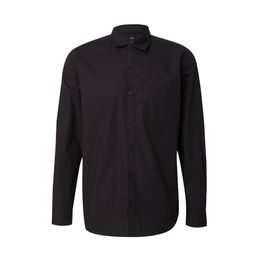 Qs Button Up Shirt male Black size L