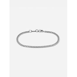 Warpedsense Bracelet 'Cuban' male Silver size 19,5 cm