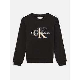Calvin Klein Sweatshirt 'FESTIVE MONO' boy Black size 128
