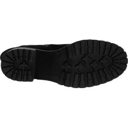 sheego Damen Weitschaftstiefel mit Zierschnallen und Blockabsatz, schwarz, Gr&ouml;&szlig;e 42