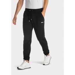 Bench. Loungewear Herren Sweathose, schwarz, Gr&ouml;&szlig;e 44/46