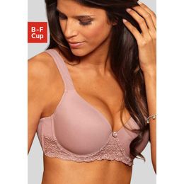 Lascana Damen Schalen-BH, mauve, Größe 90E