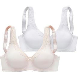Nuance by Lascana Damen Minimizer-BH, puder+wei&szlig;, Gr&ouml;&szlig;e 95F
