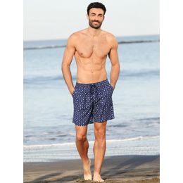 feel good Herren Badeshorts, marine-wei&szlig;, Gr&ouml;&szlig;e 5