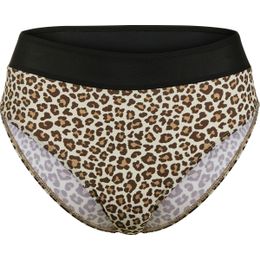 feel good Damen Bikini-Slip, champagner-schoko-bedruckt, Gr&ouml;&szlig;e 44