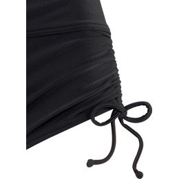 Lascana Damen Bikini-Hotpants, Schwarz, Gr. 46, Bikinihosen, Material: Polyamid