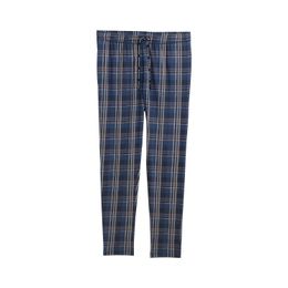 Tom Tailor Herren Pyjama-Hose mit Karomuster, blau, Kariert, Gr. 48
