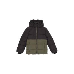 Color Kids Steppjacke ' COJacket Quilt - Colorblock ' Jungen Größe 110 dunkelbraun