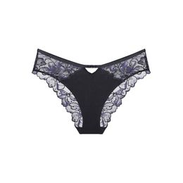 Triumph Slip 'Wild Gardenia Florale' Damen Gr&ouml;&szlig;e M/L lila / schwarz Winterschuhe