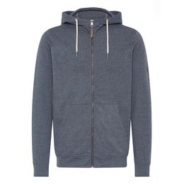 !Solid Zip-Up Hoodie ' SDSIMA ' male Blue size XL