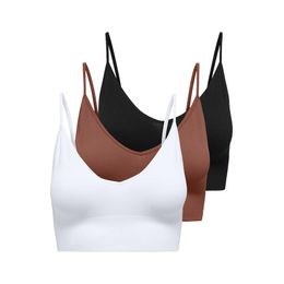 Only Bra 'ONLVICKY' female Brown, Black, White size XS/S