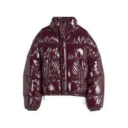 Bershka Winter Jacket female Red size S